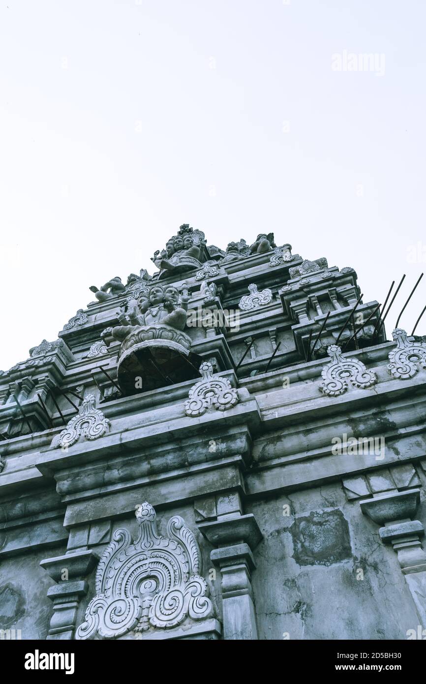 Beautiful temple architecture under construction in pileru,andhra ...