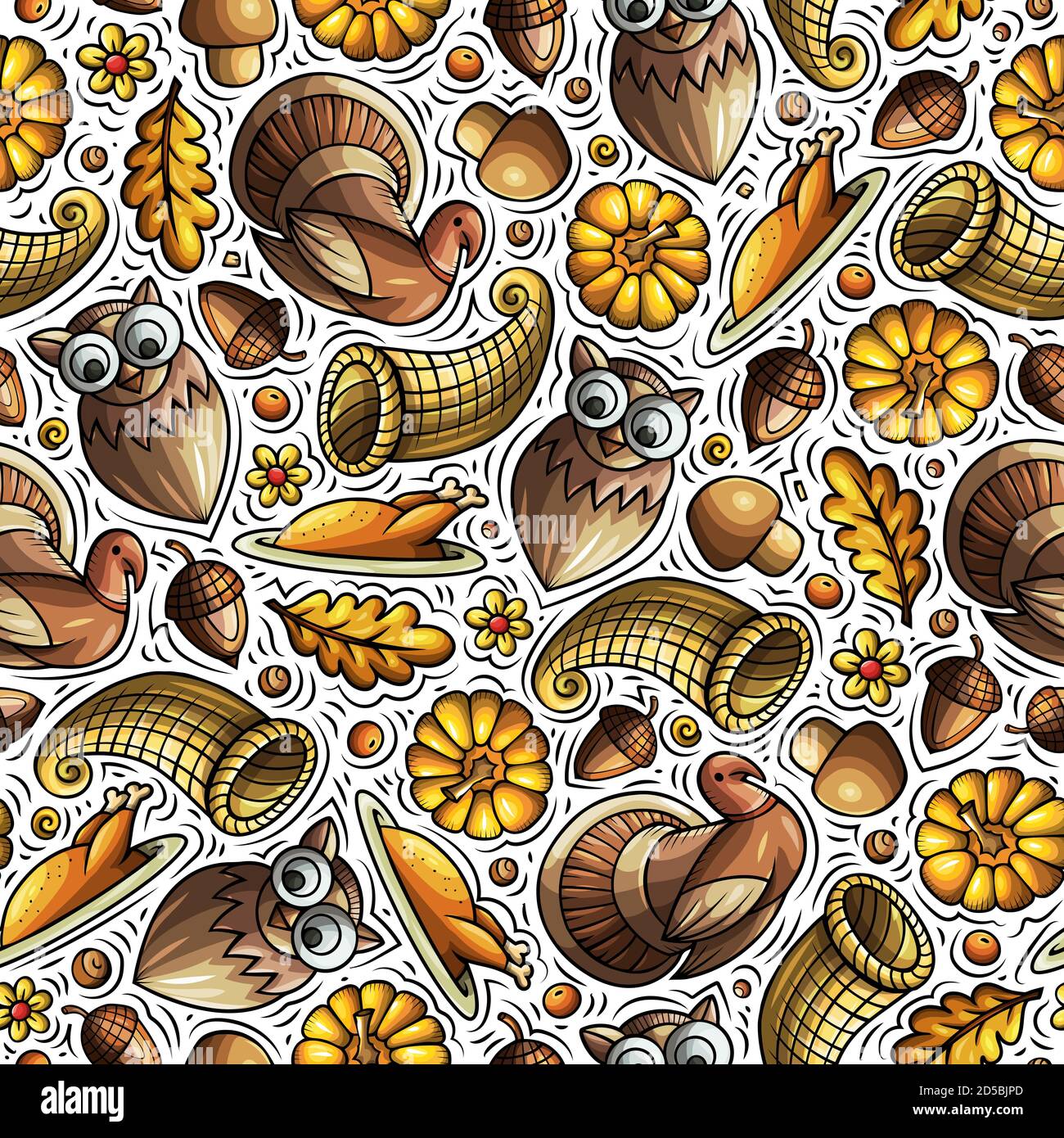 Festive thanksgiving day seamless hi-res stock photography and images ...