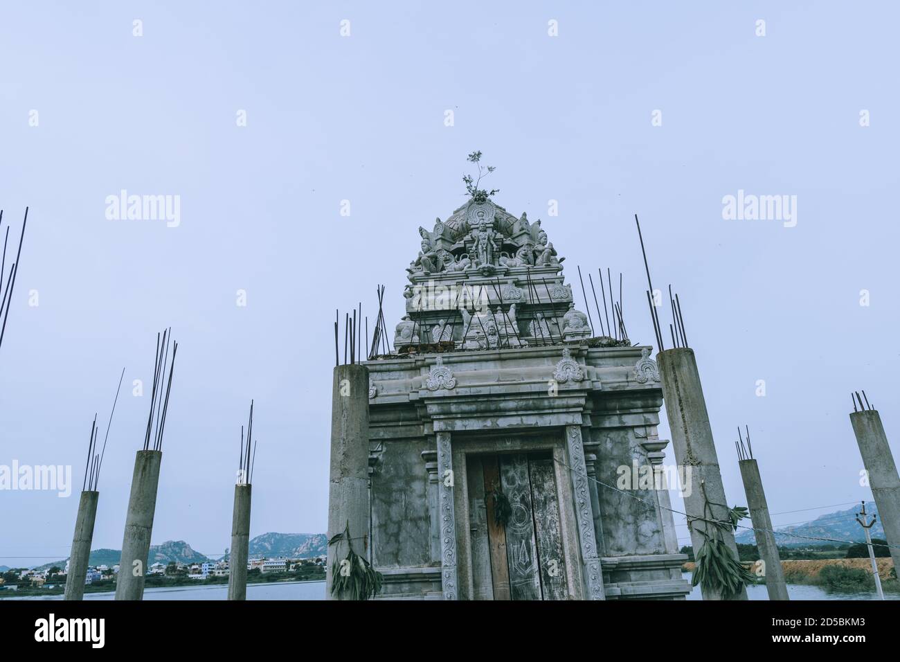 Beautiful temple under construction for long time in pileru,andhra ...