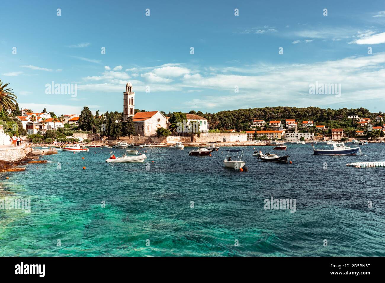 The port of Hvar Island in Croatia Stock Photo - Alamy