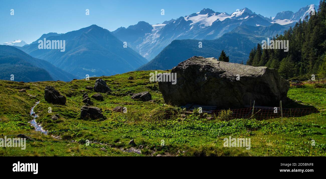 fenestral in finhaut in valais ,swiss Stock Photo - Alamy