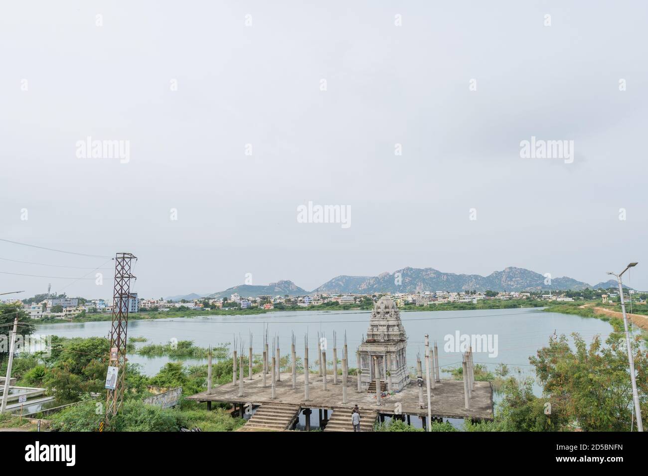 Beautiful landscape view of pileru from top Stock Photo - Alamy