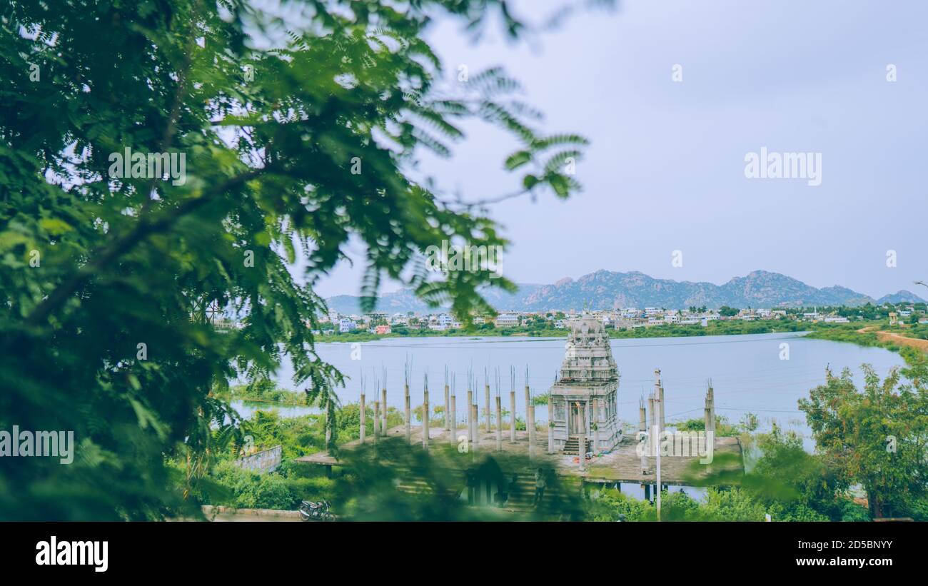 Telugu temple hi-res stock photography and images - Alamy