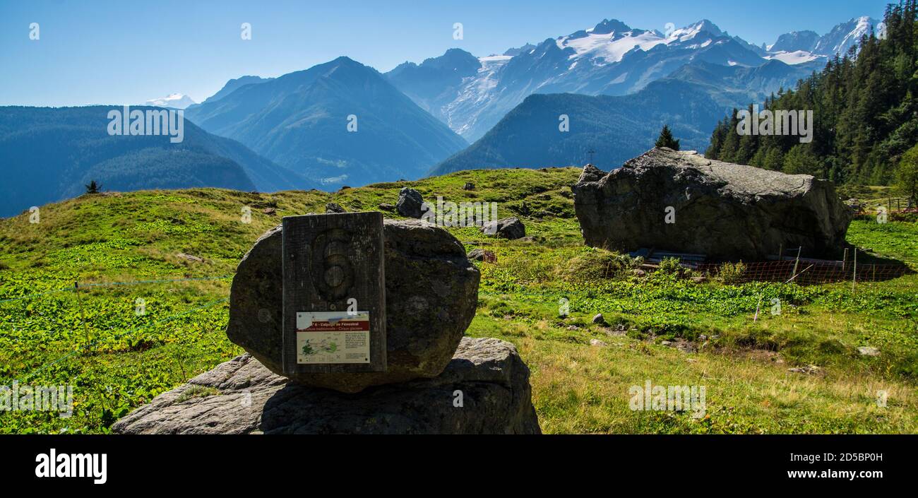 fenestral in finhaut in valais ,swiss Stock Photo - Alamy
