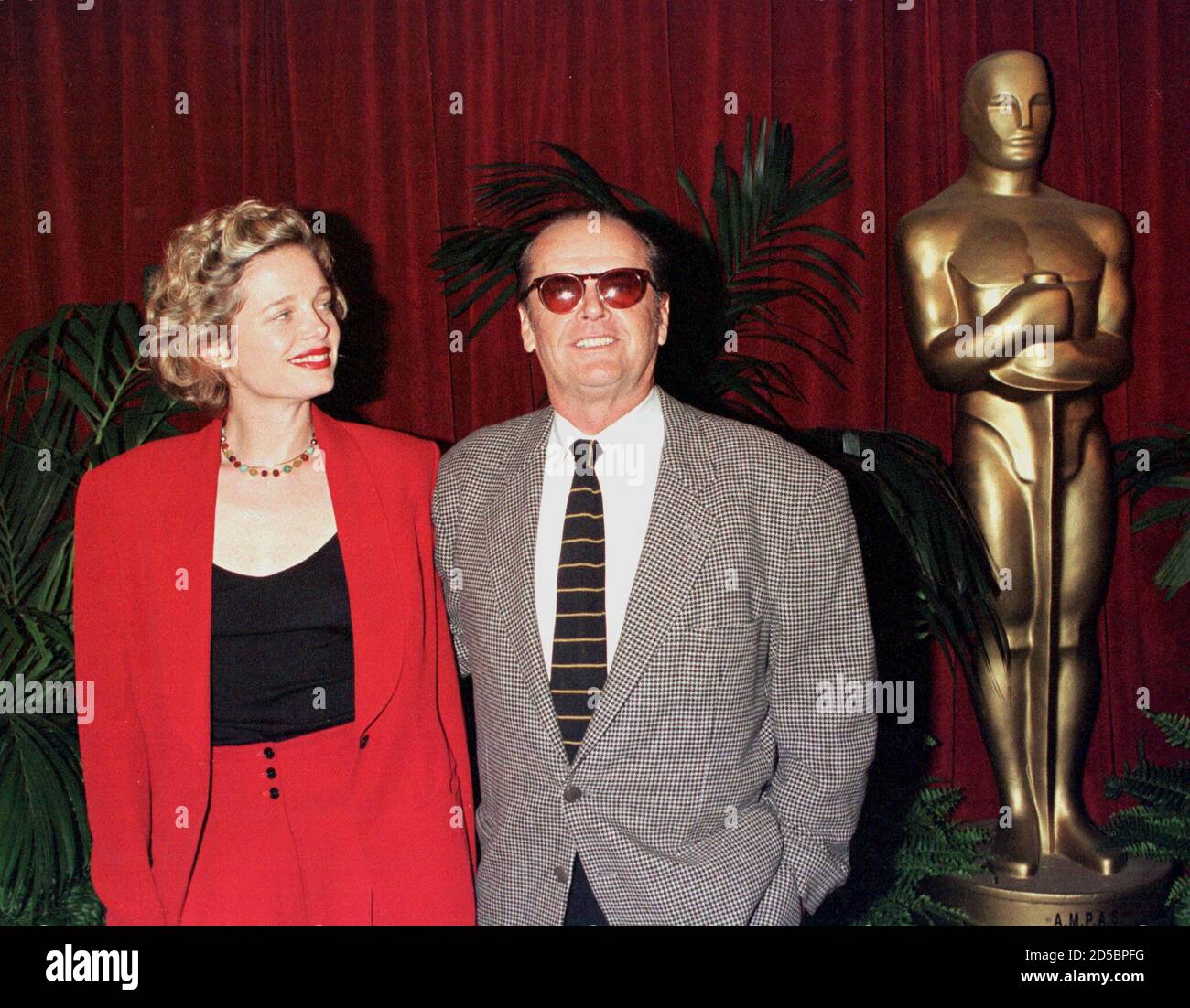 Actor jack nicholson girlfriend rebecca hi-res stock photography and ...