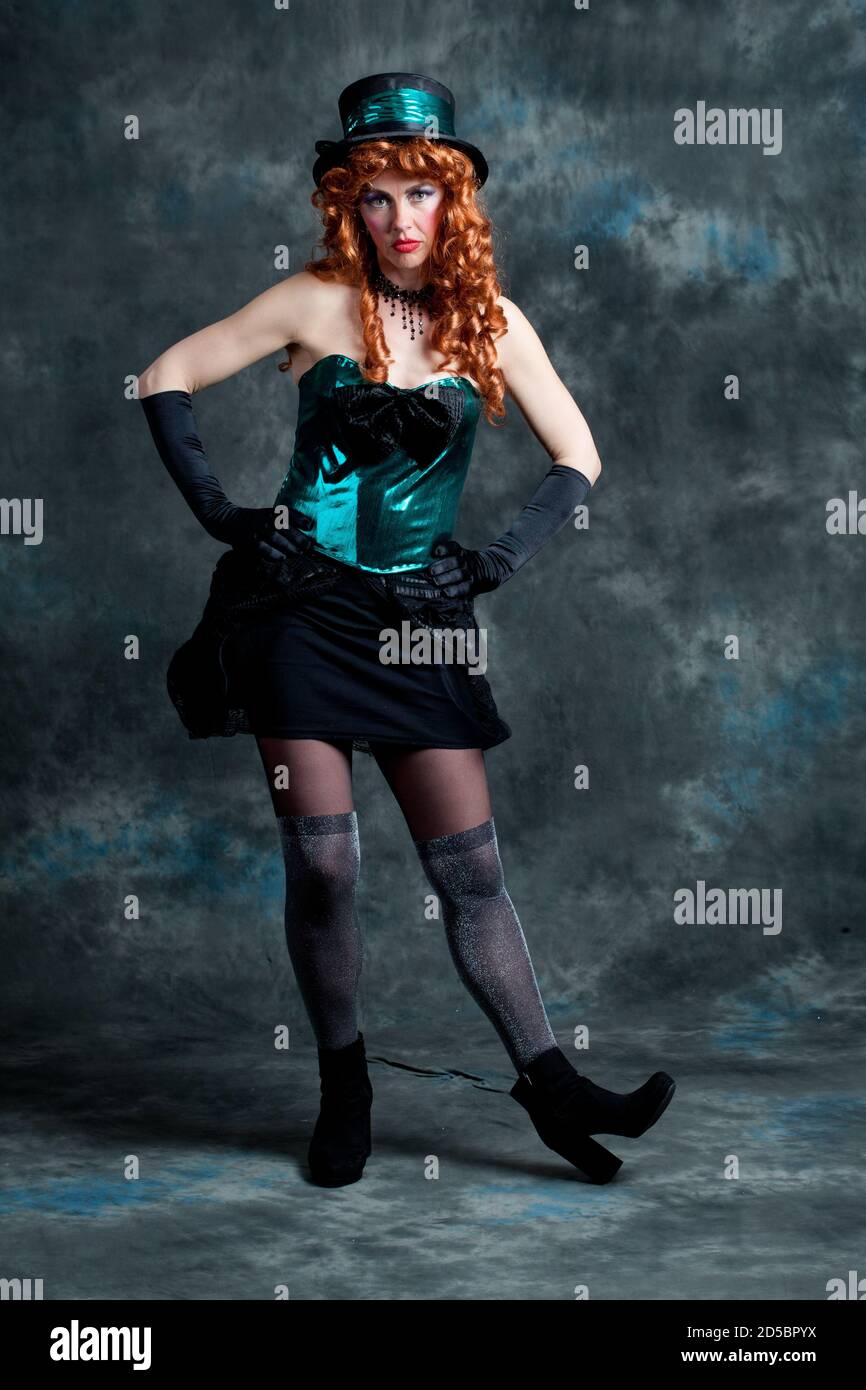 Female character from a pantomime Stock Photo - Alamy