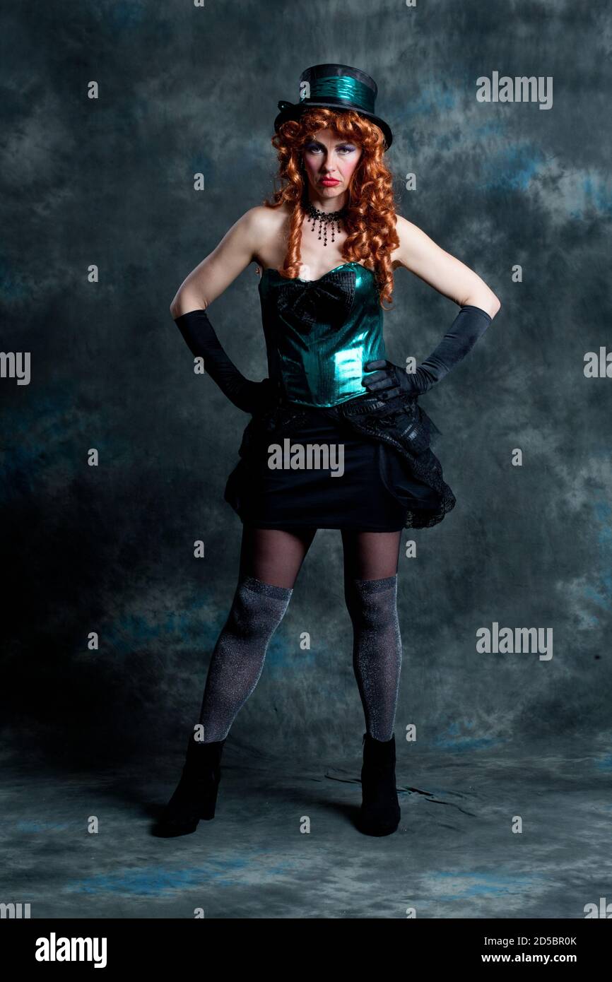 Female character from a pantomime Stock Photo - Alamy