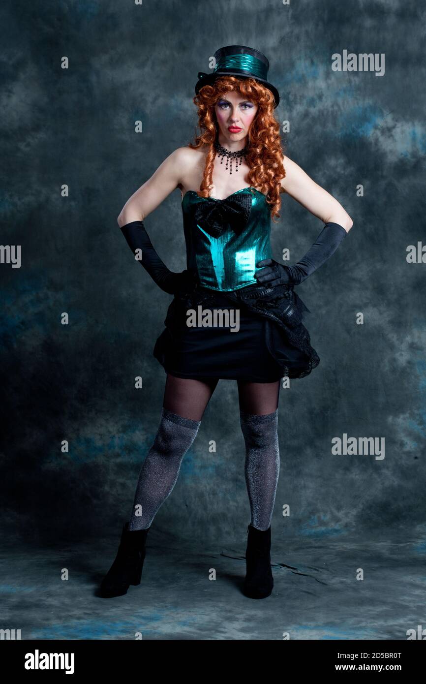 Female character from a pantomime Stock Photo - Alamy