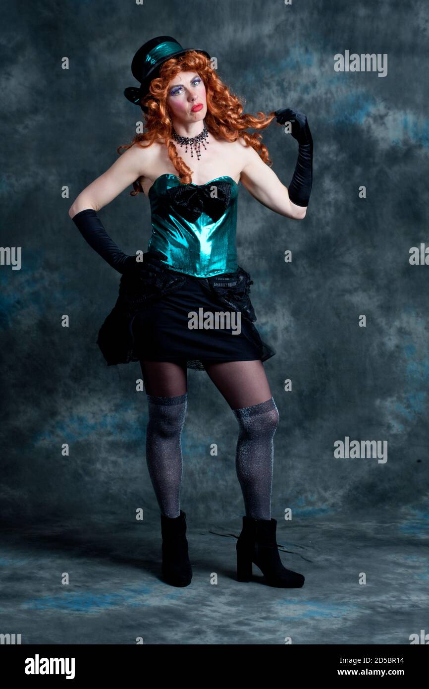 Female character from a pantomime Stock Photo - Alamy