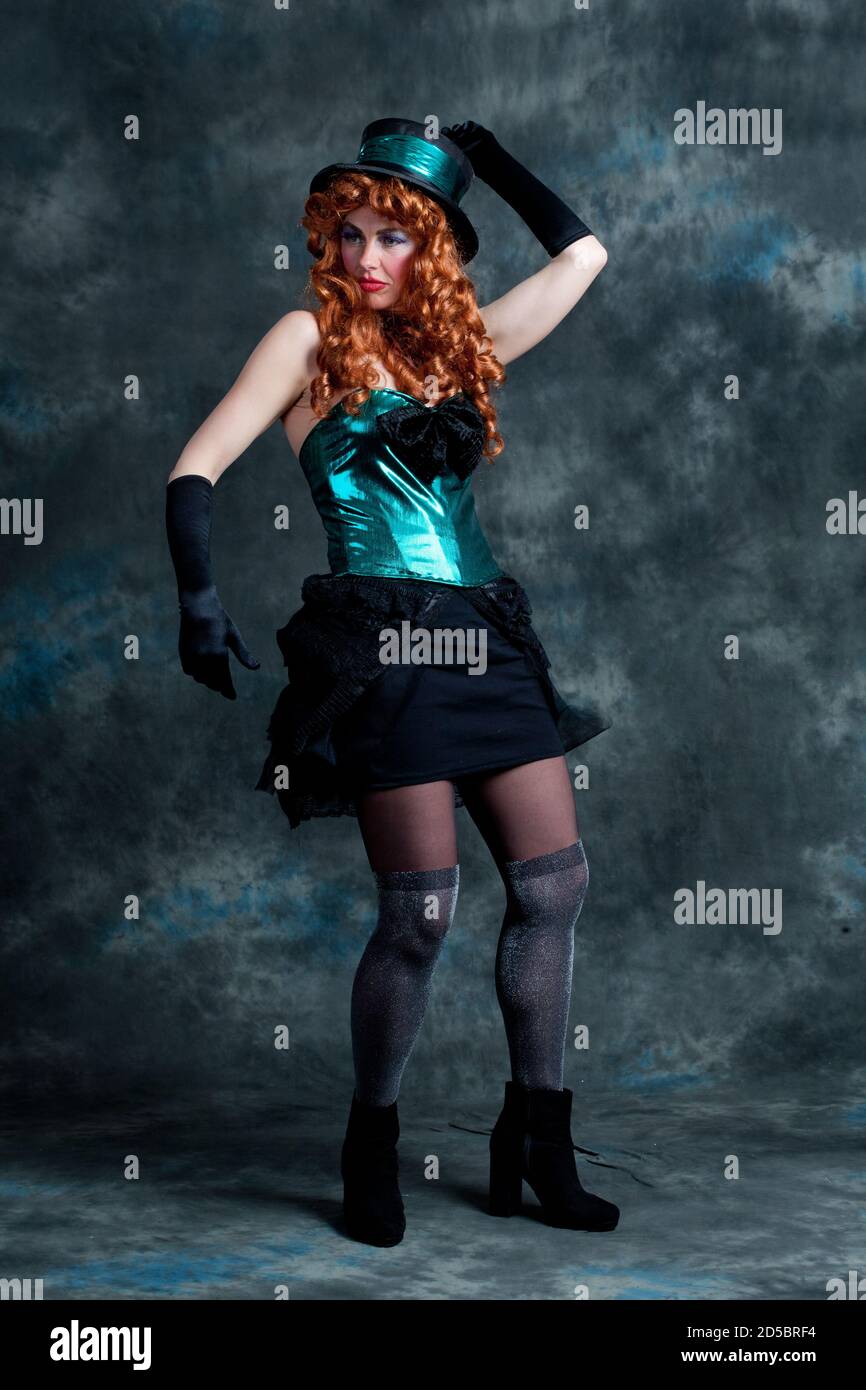 Female character from a pantomime Stock Photo - Alamy