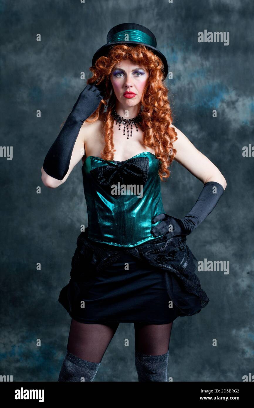 Female character from a pantomime Stock Photo - Alamy