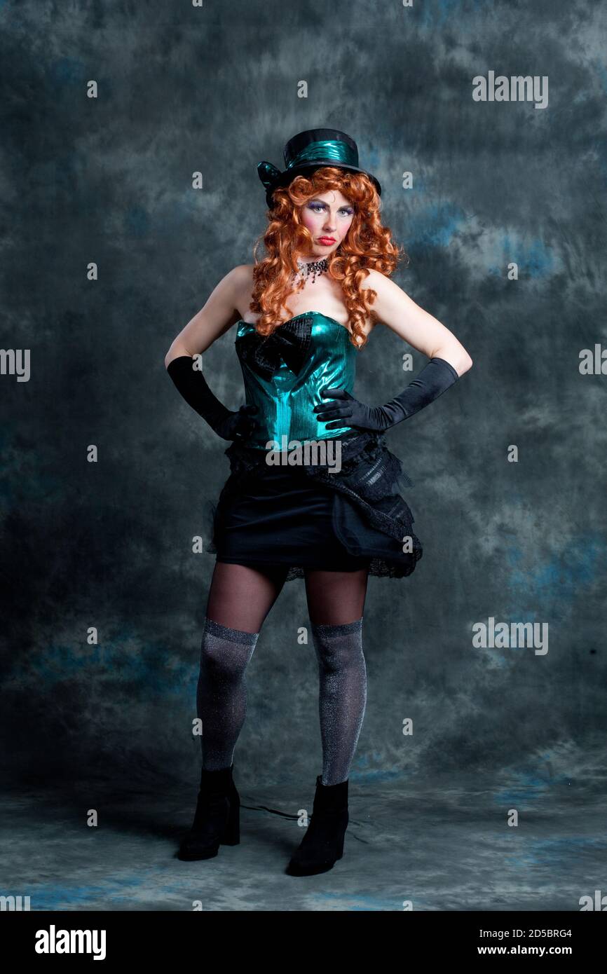 Female character from a pantomime Stock Photo - Alamy