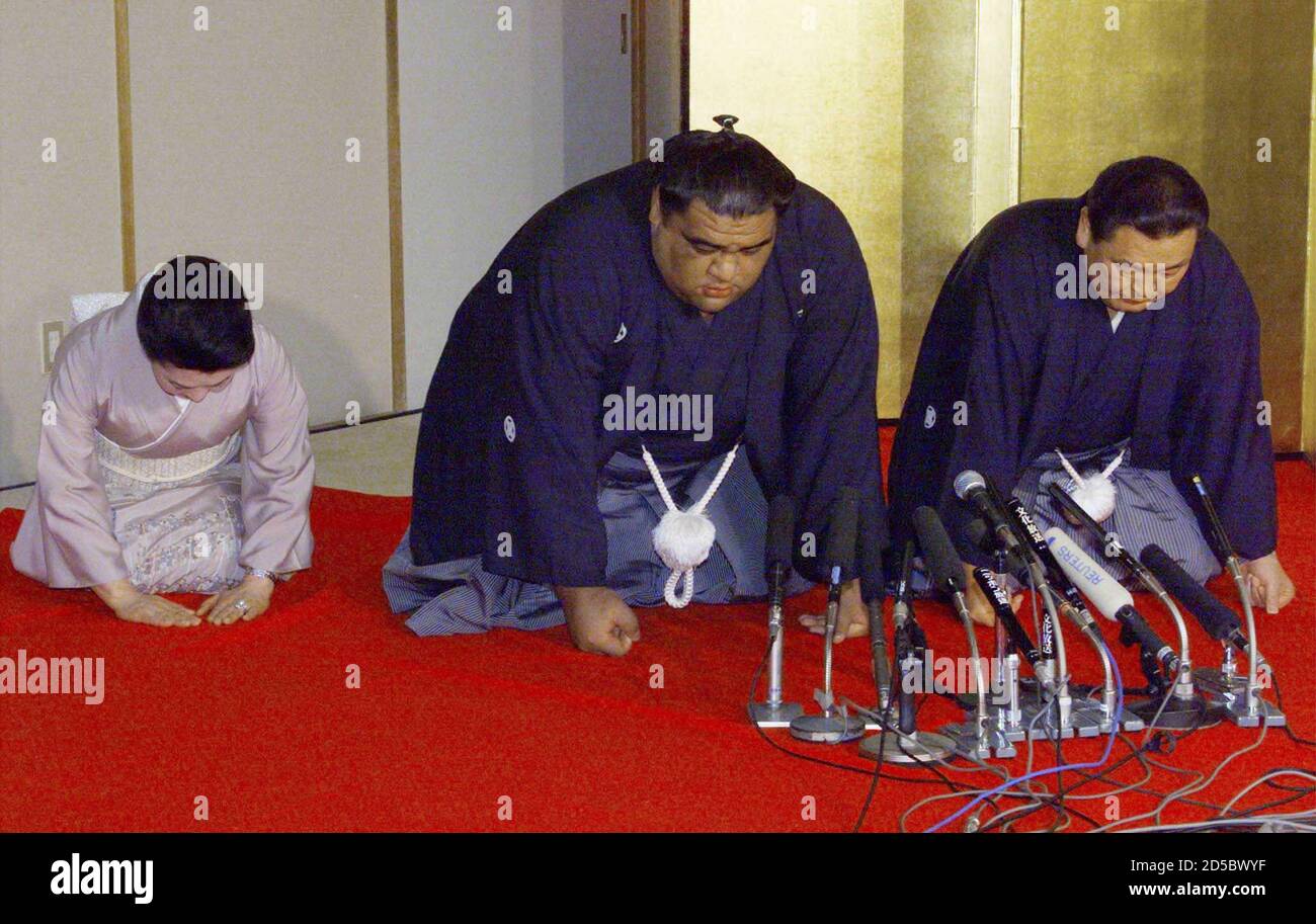 Musashimaru sumo hi-res stock photography and images - Alamy