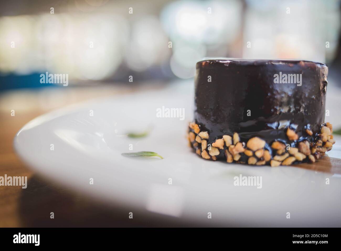 Closeup focus shot of a delicious looking dessert Stock Photo - Alamy
