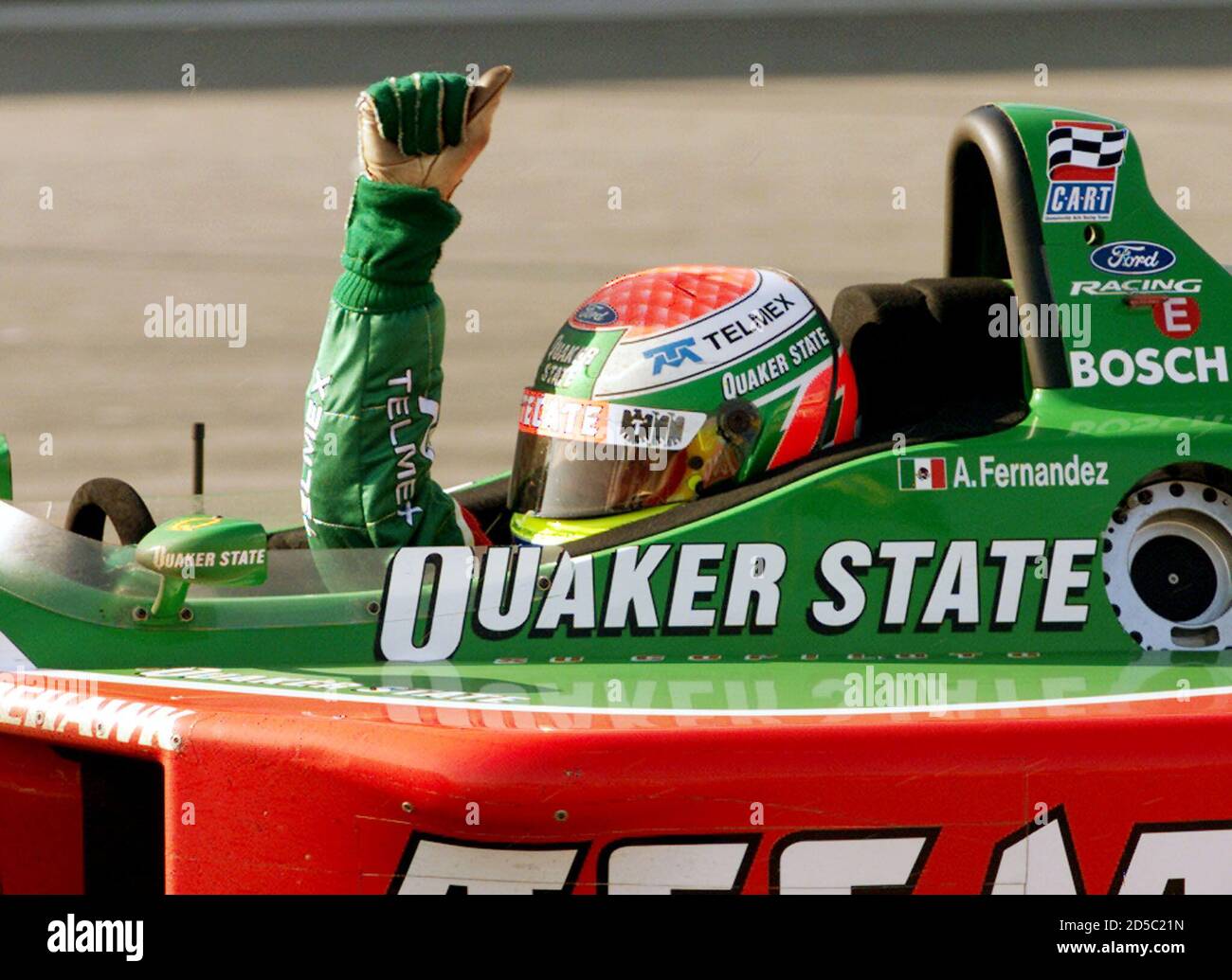 American flag race car hi-res stock photography and images - Alamy