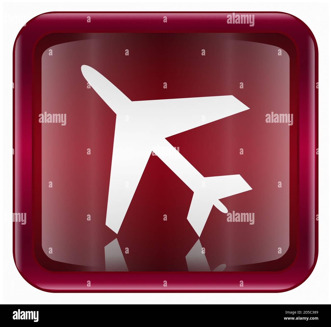 Information icon dark red, isolated on white background Stock Photo - Alamy
