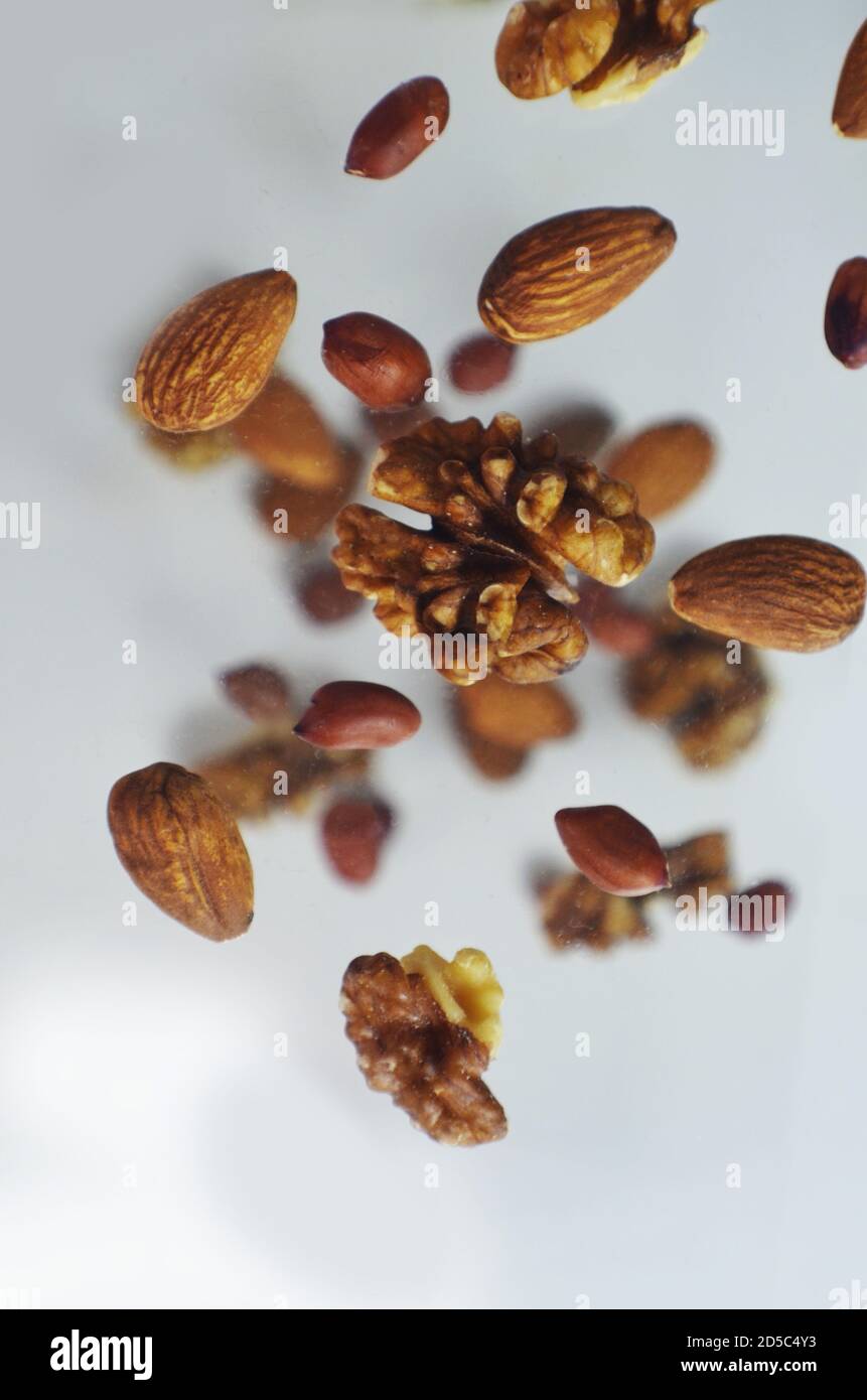 Flying nuts hi-res stock photography and images - Alamy