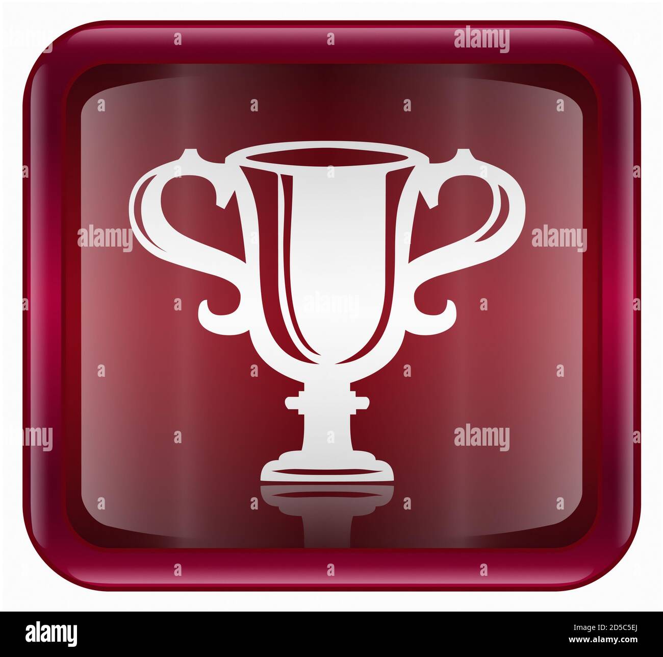 Cup icon dark red, isolated on white background Stock Photo - Alamy