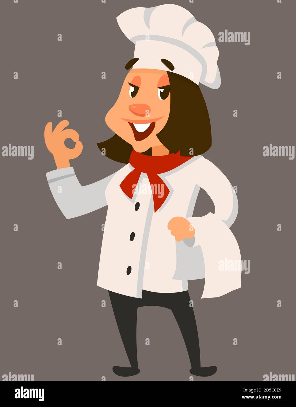 Front view smiling female Stock Vector Images - Alamy