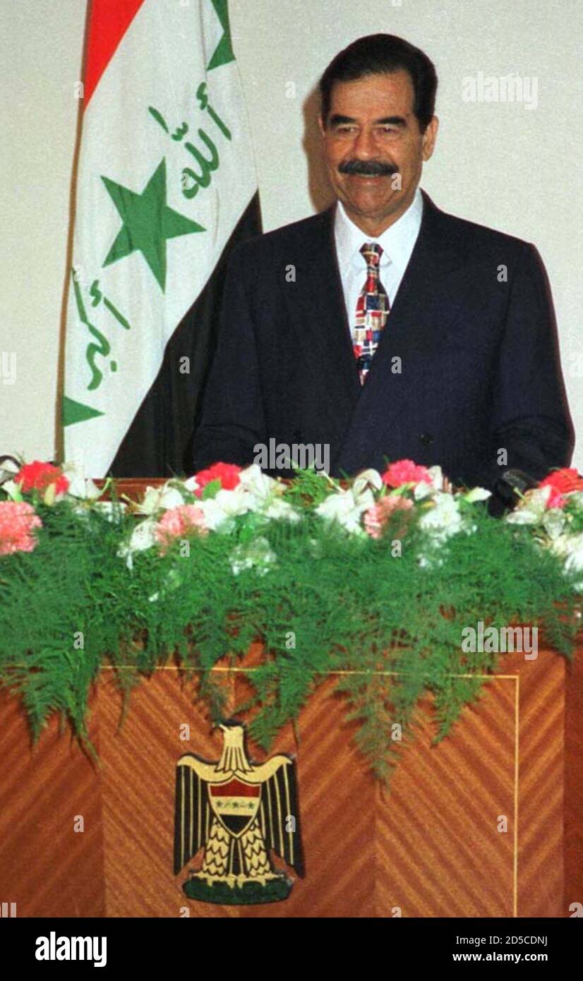 Saddam Hussein 1991 High Resolution Stock Photography and Images - Alamy