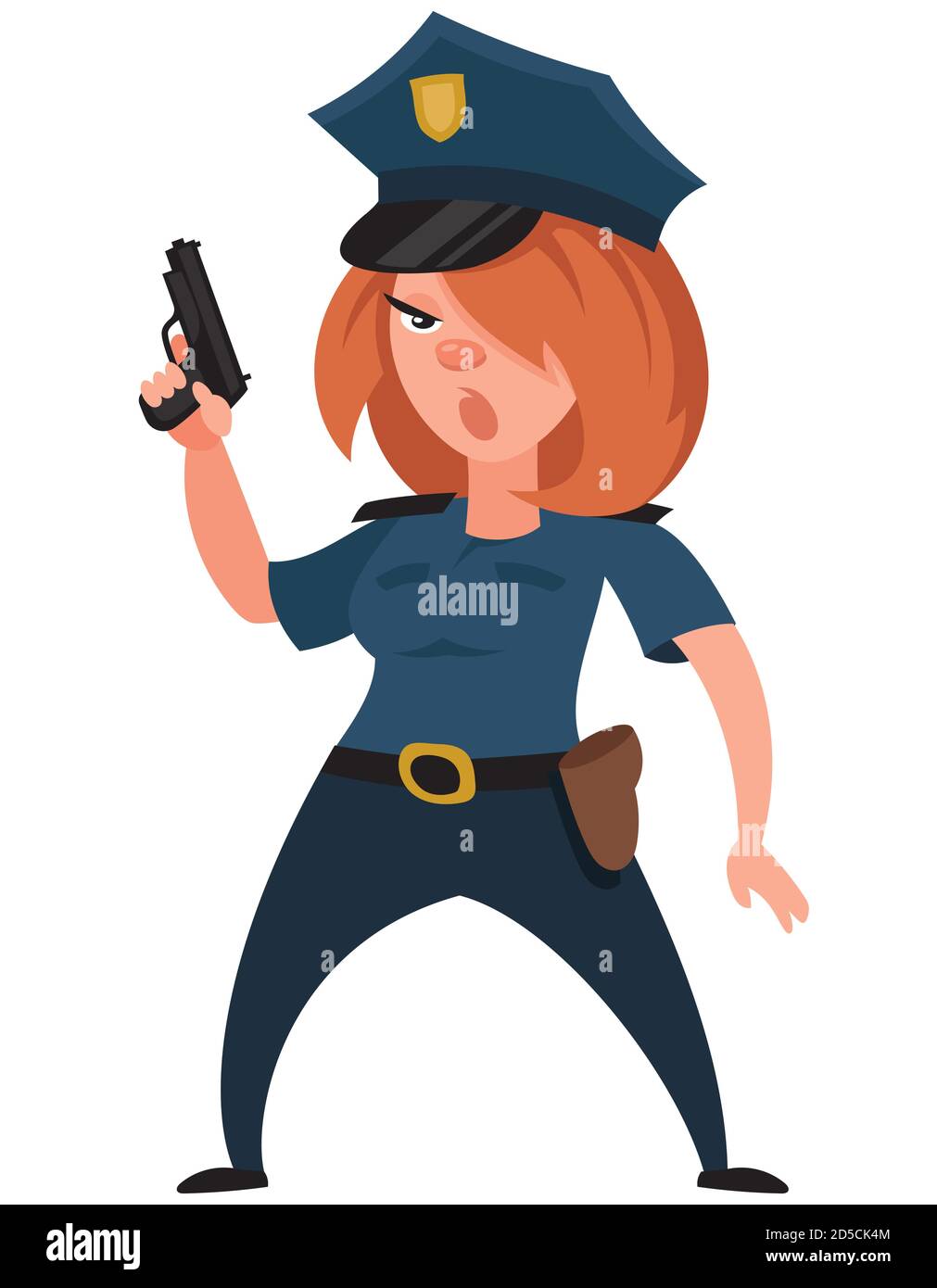 Female Police Officer Concept Art