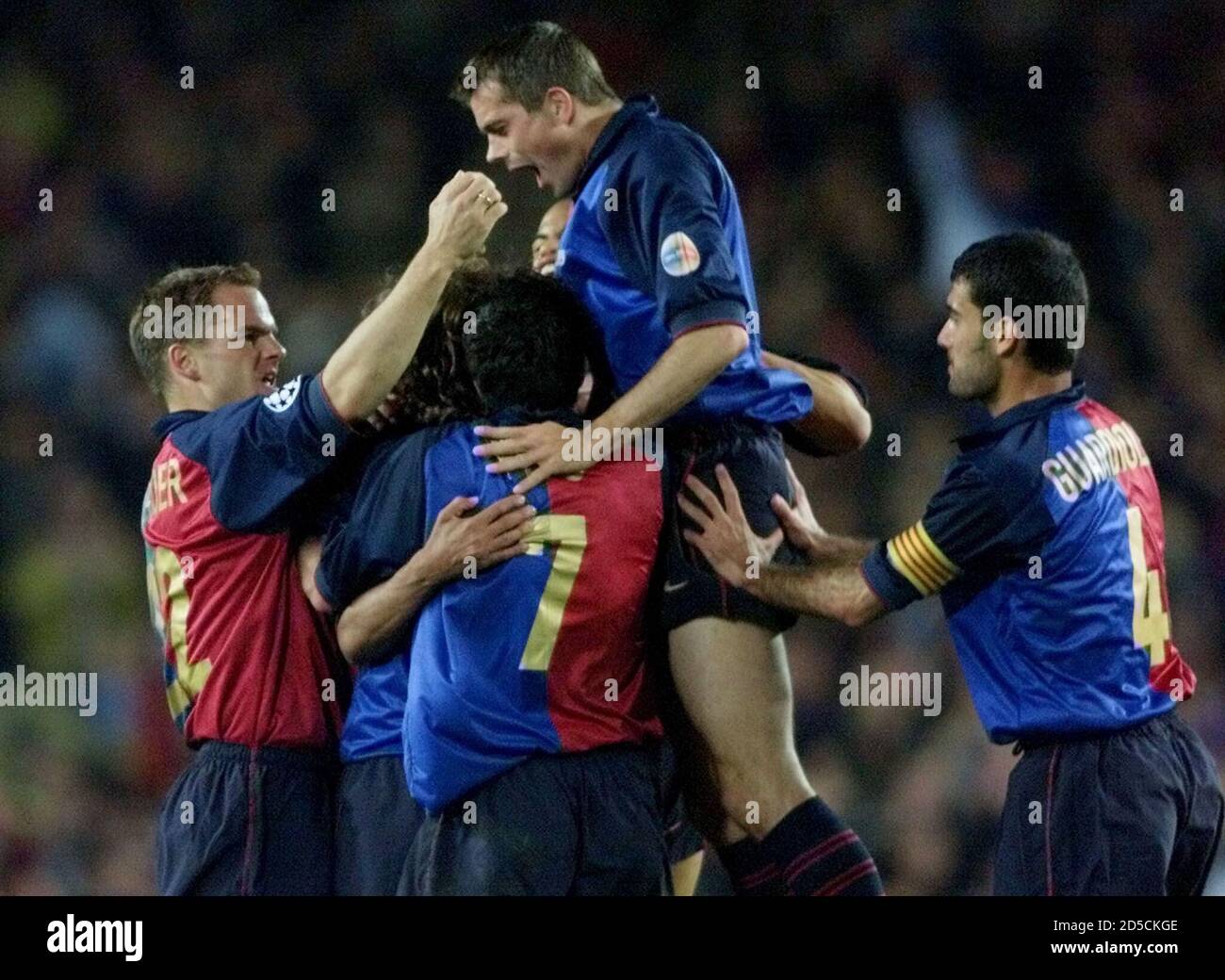 Luis figo pep guardiola hi-res stock photography and images - Alamy