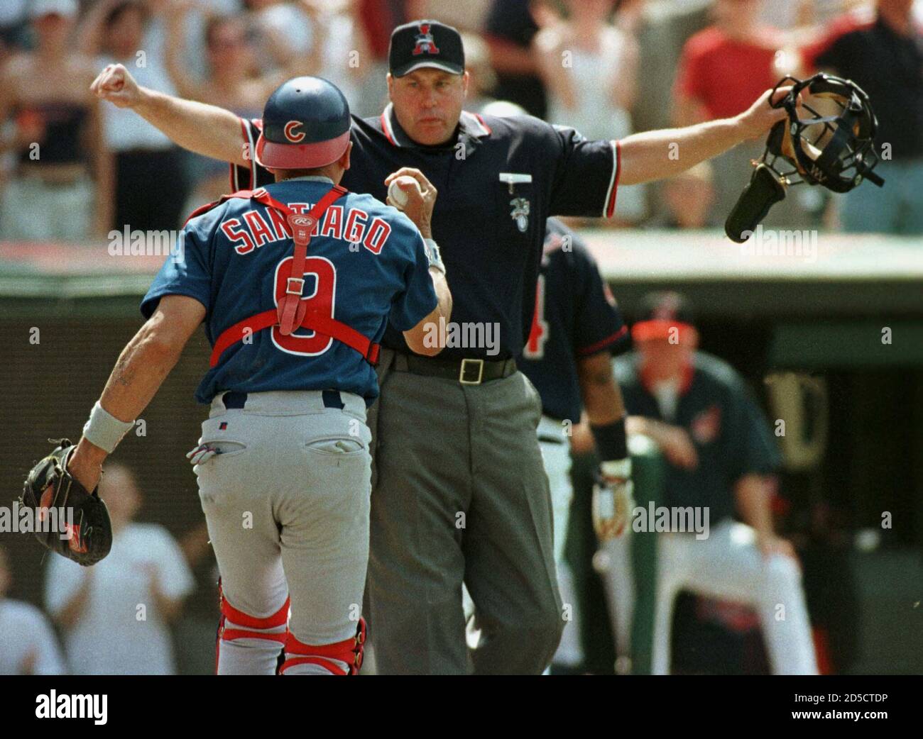 Baseball home plate umpire signals High Resolution Stock Photography ...