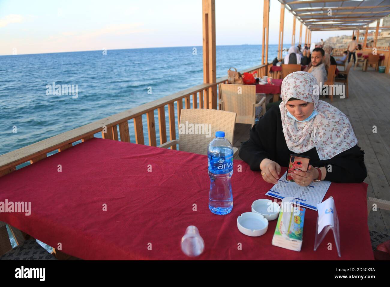 Gaza beach café hi-res stock photography and images - Alamy