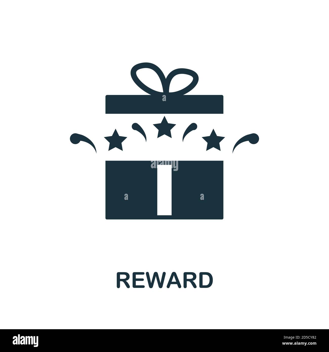 Reward icon. Simple element from loyalty program collection. Filled ...