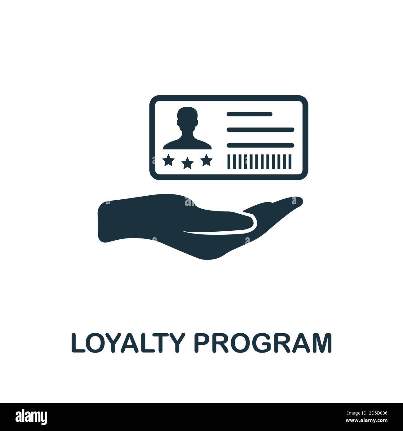 Loyalty Program icon. Simple creative element. Filled Loyalty Program ...
