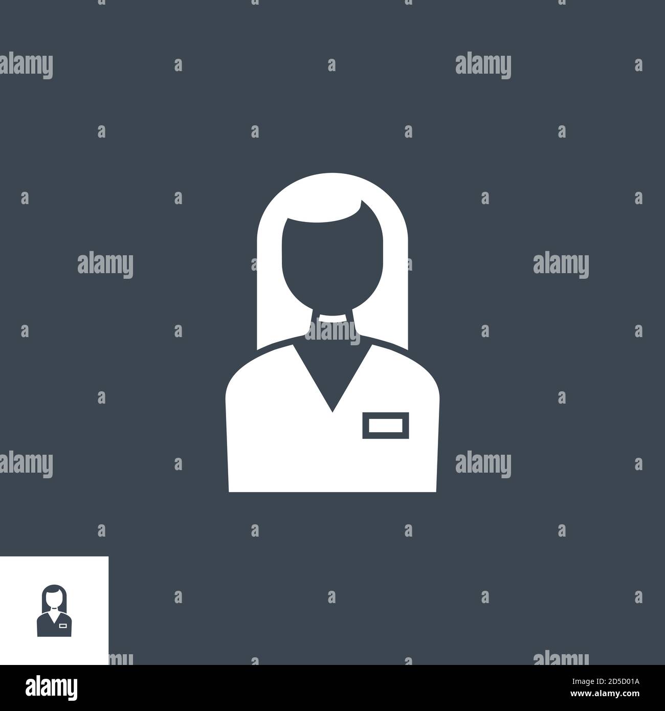 Employee Woman related vector glyph icon Stock Vector Image & Art - Alamy
