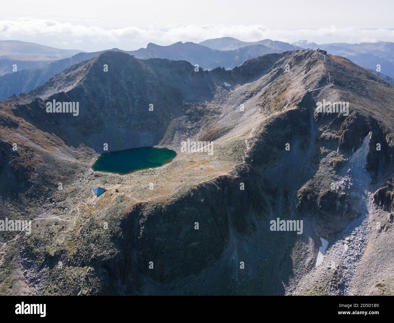 Aerial view of Musala peak, Rila mountain, Bulgaria Stock Photo - Alamy