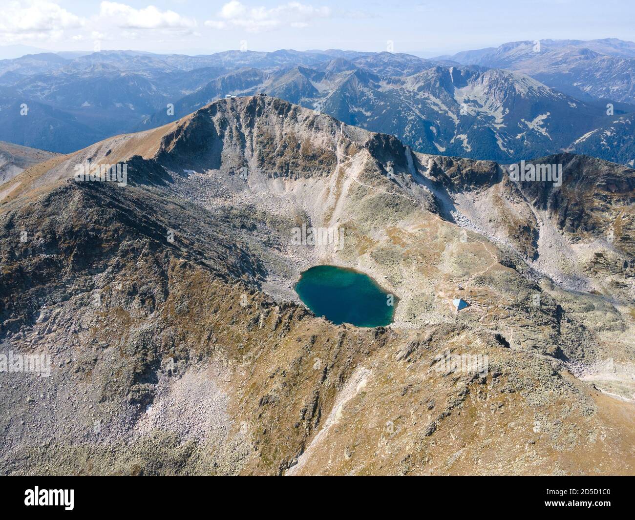 Aerial view of Musala peak, Rila mountain, Bulgaria Stock Photo - Alamy
