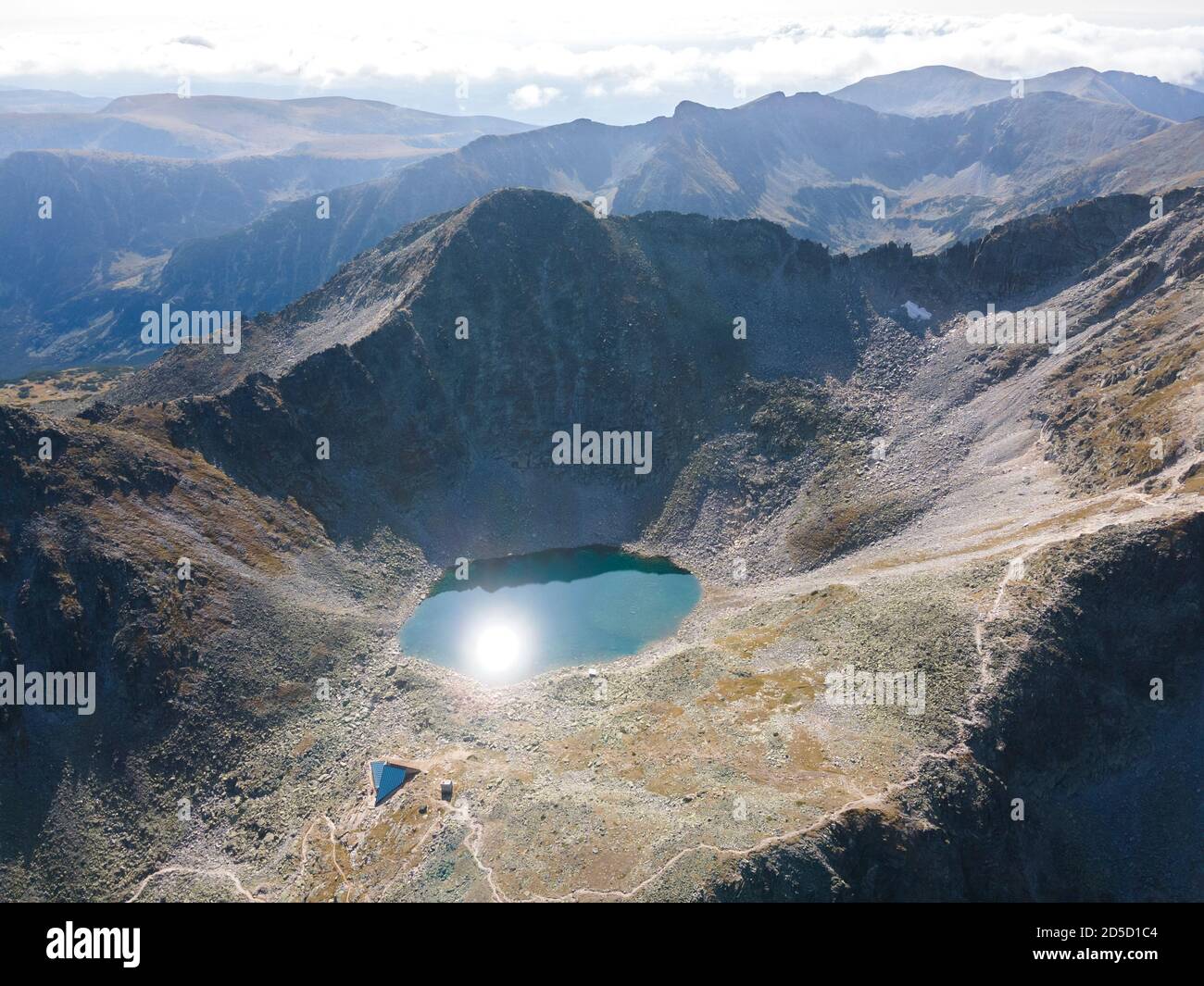 Aerial view of Musala peak, Rila mountain, Bulgaria Stock Photo - Alamy