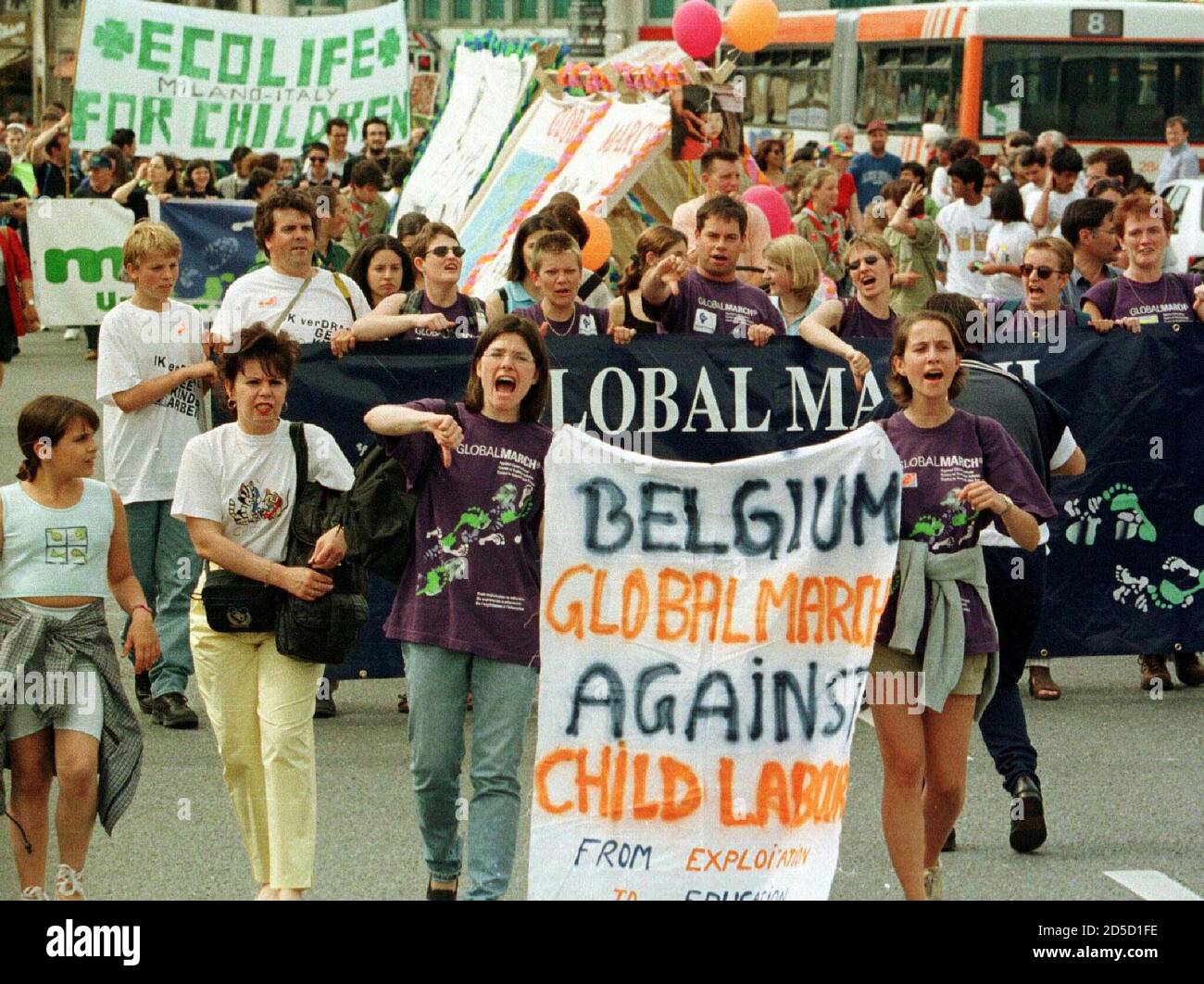 Global march against child labour hi-res stock photography and images ...