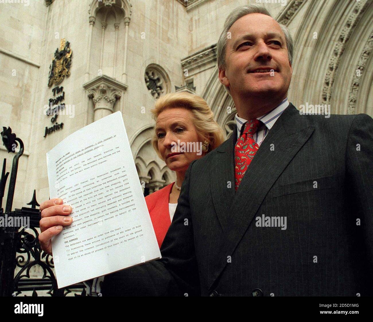 Former conservative mp neil hamilton poses hi-res stock photography and ...