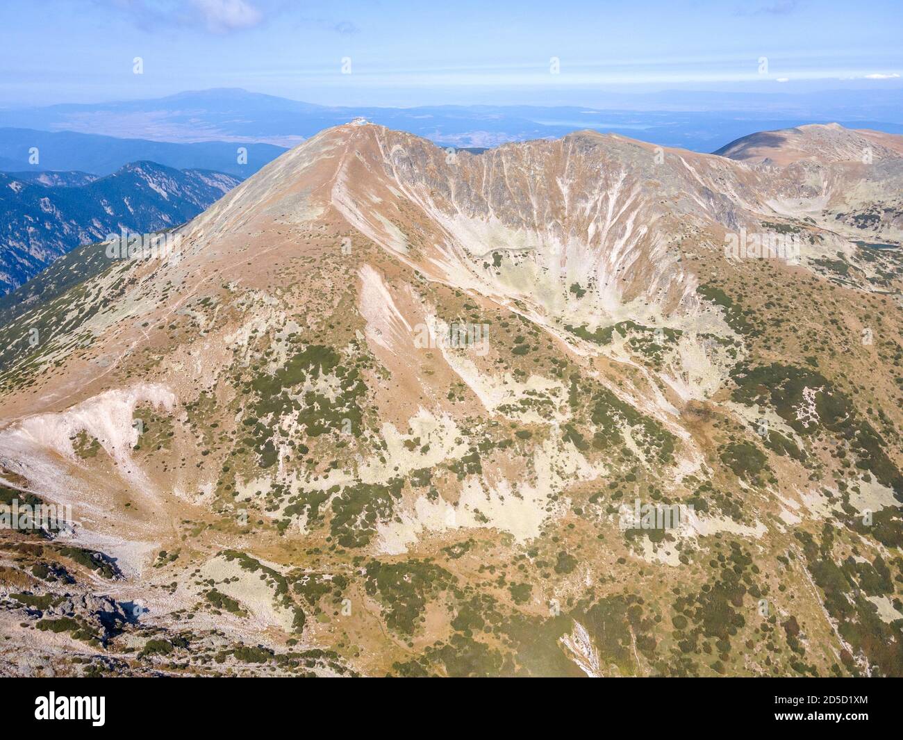 Aerial view of Musala peak, Rila mountain, Bulgaria Stock Photo - Alamy