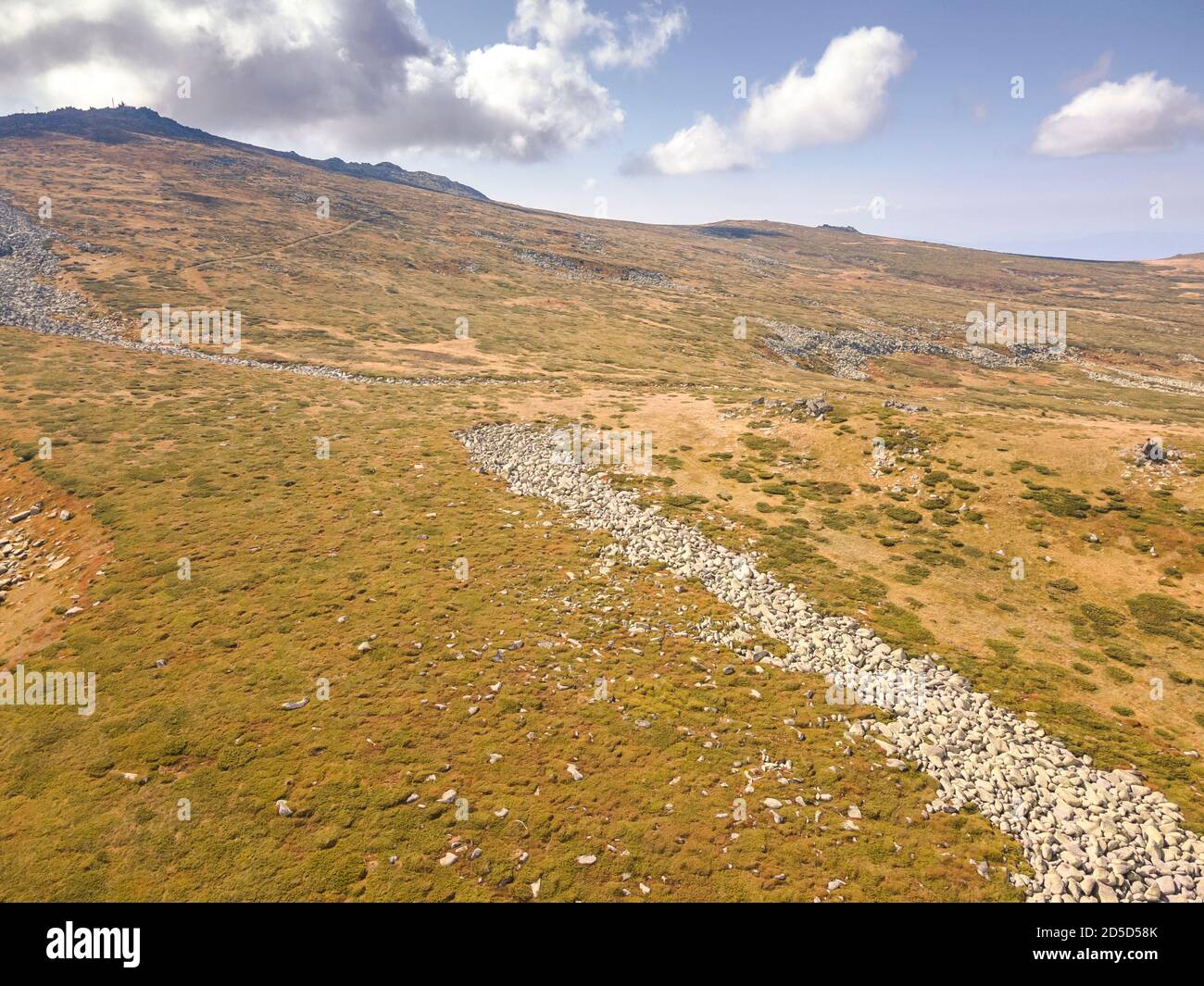 Aerial view of Landscape of Vitosha Mountain, Sofia City Region ...