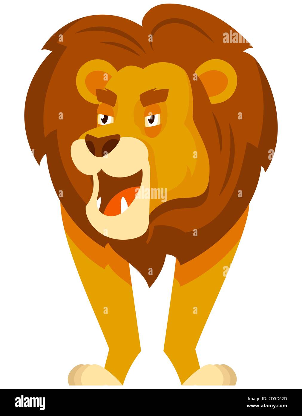 Lion in savanna african Cut Out Stock Images & Pictures - Alamy