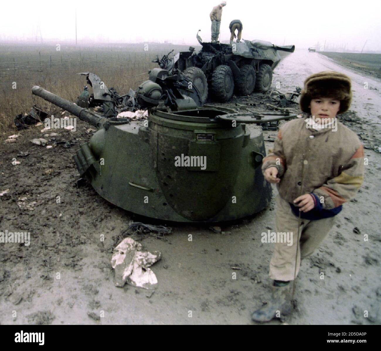 Chechen war tank hi-res stock photography and images - Alamy
