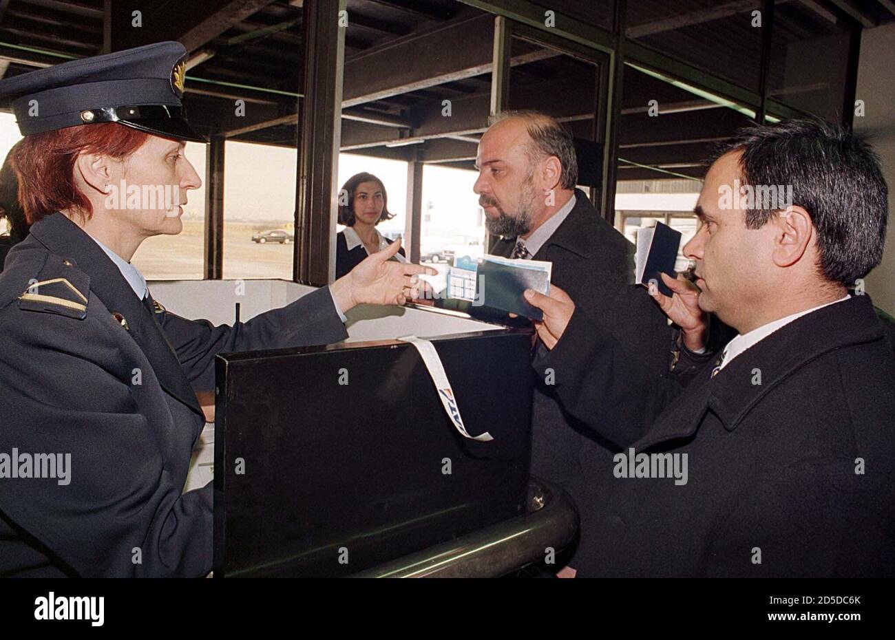 Paris airport passport hi-res stock photography and images - Alamy