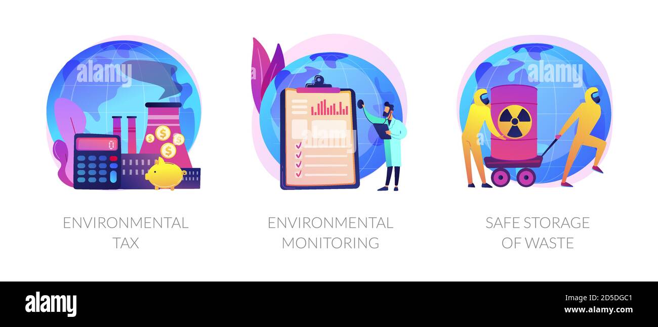 Fighting environmental problems vector concept metaphors Stock Vector ...