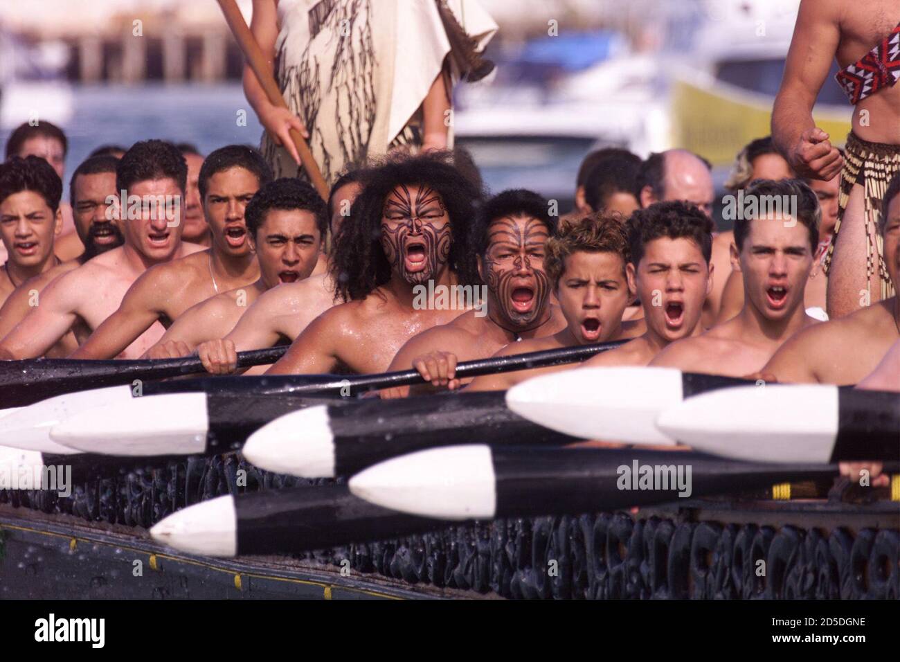 Maori Sailing Canoe Maori Waka High Resolution Stock Photography and ...