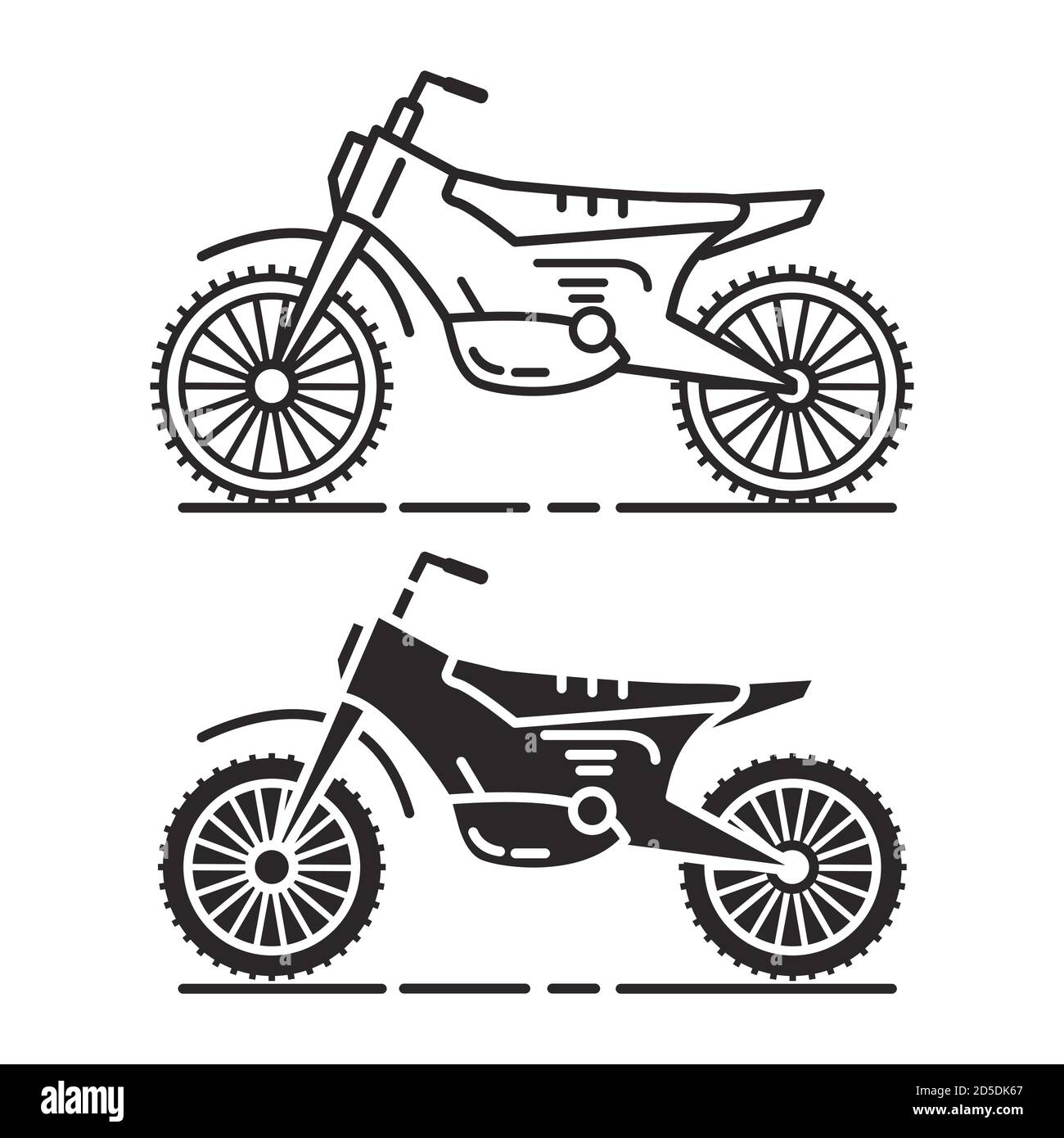 Enduro motorcycle silhouette icon vector hi-res stock photography and ...