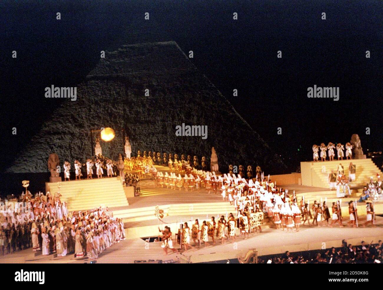 Aida opera pyramid hi-res stock photography and images - Alamy