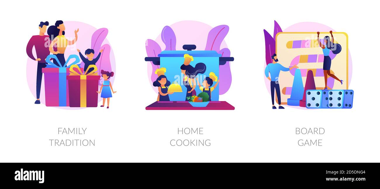 Adult relative vector happy family hi-res stock photography and images ...