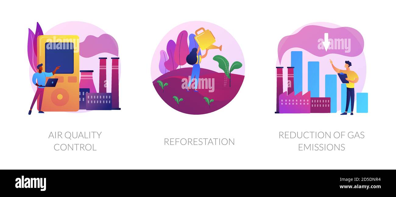 Environment protection measures, flora restoration, atmosphere ...