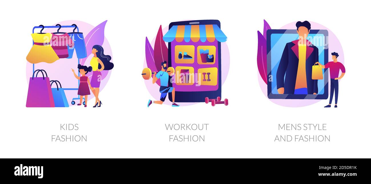 Fashion types vector concept metaphors Stock Vector Image & Art - Alamy