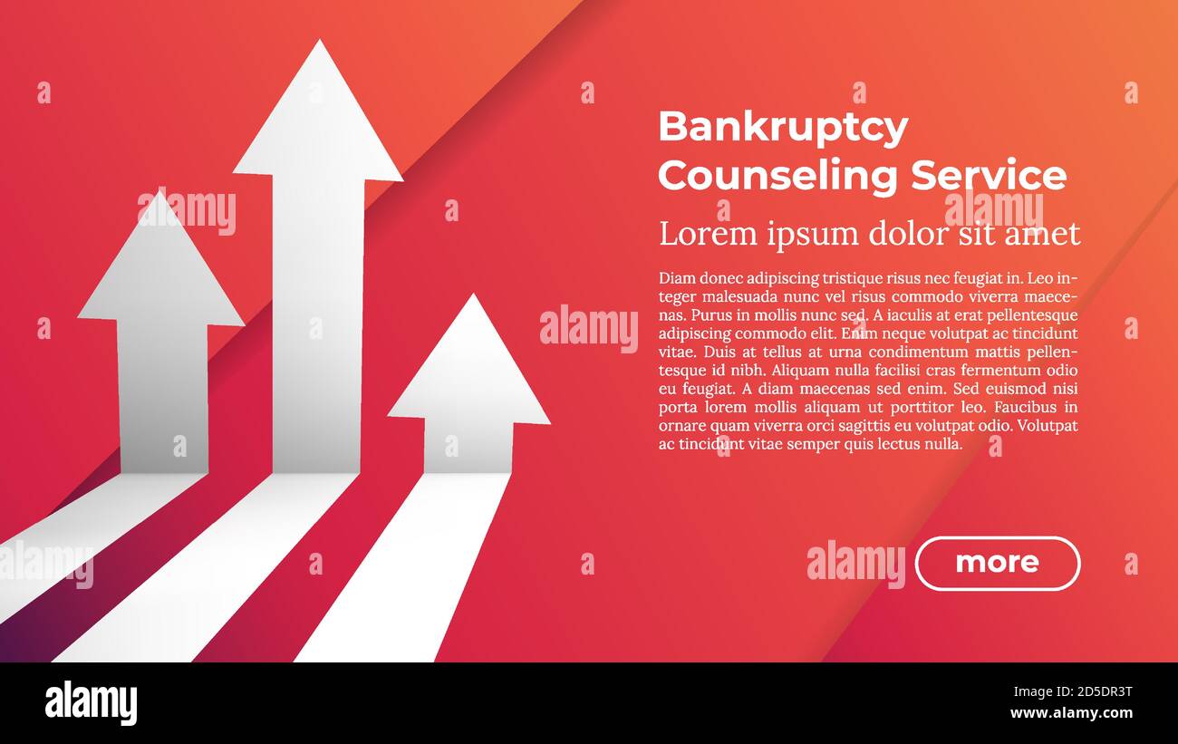Web Template in Trendy Colors - BANKRUPTCY COUNSELING SERVICE. Business ...