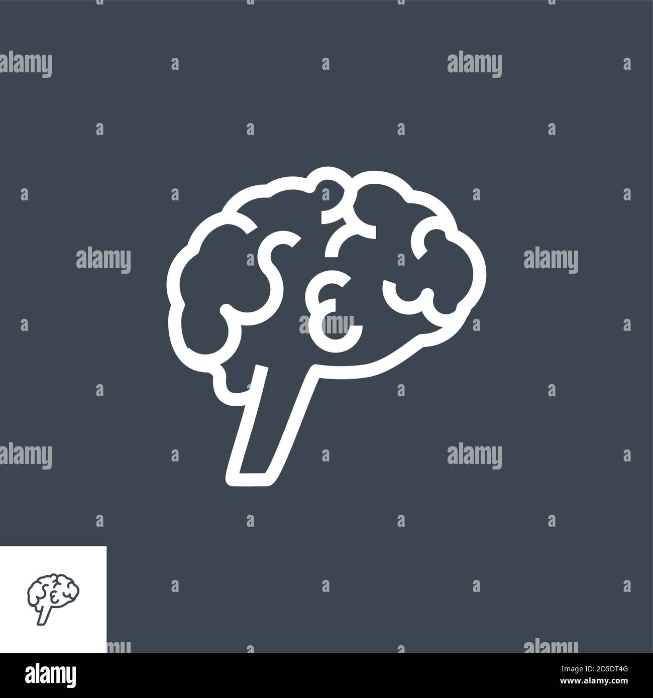 Brain Vector Line Icons Stock Vector Image & Art - Alamy